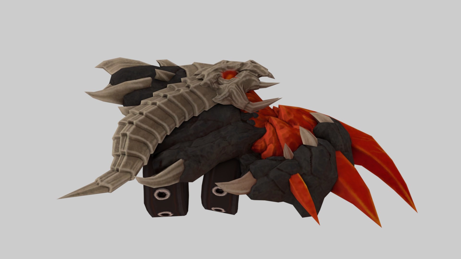 3D Flame Monster Creature Model - TurboSquid 2333659