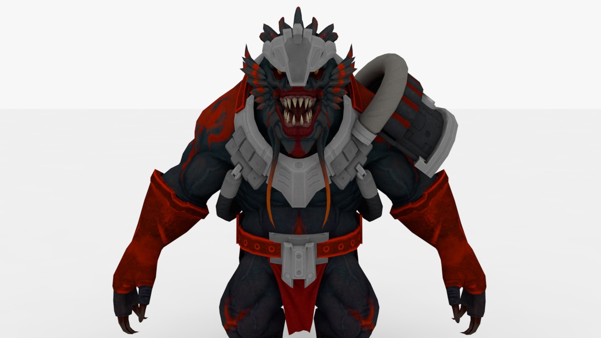 3D Flame Monster Creature Model - TurboSquid 2333659