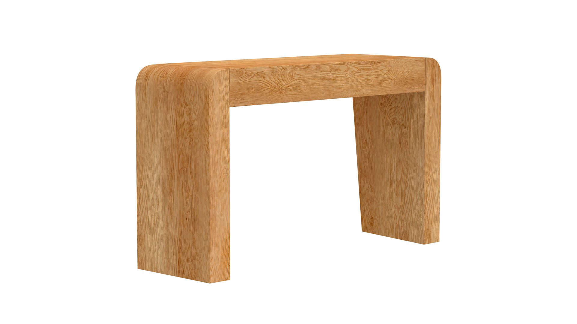 3D SELENA WOOD VANITY TABLE Crate Barrel - TurboSquid 2051348