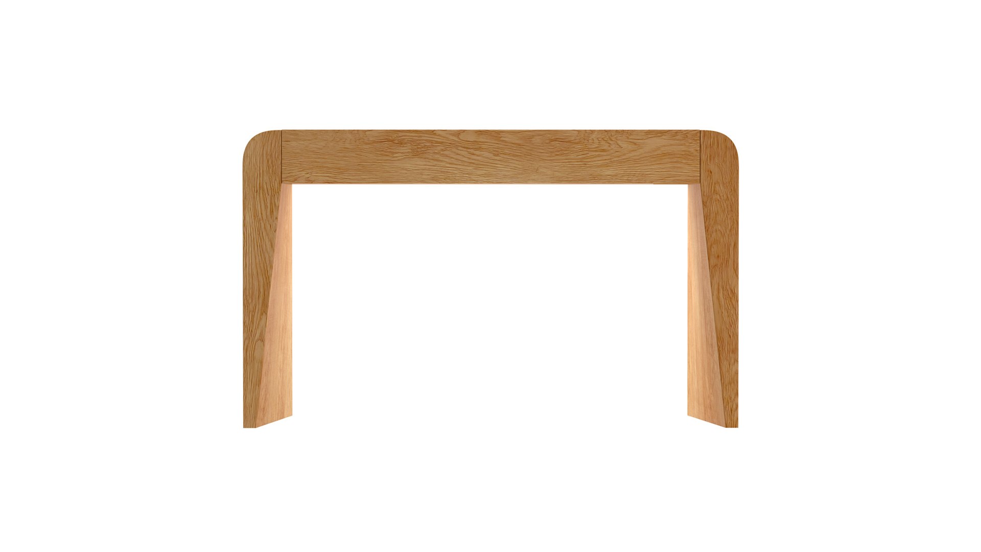 3D SELENA WOOD VANITY TABLE Crate Barrel - TurboSquid 2051348