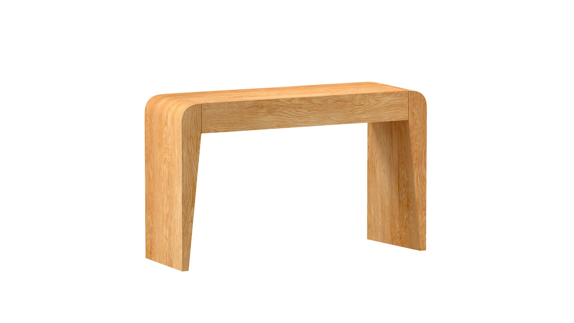 3D SELENA WOOD VANITY TABLE Crate Barrel - TurboSquid 2051348