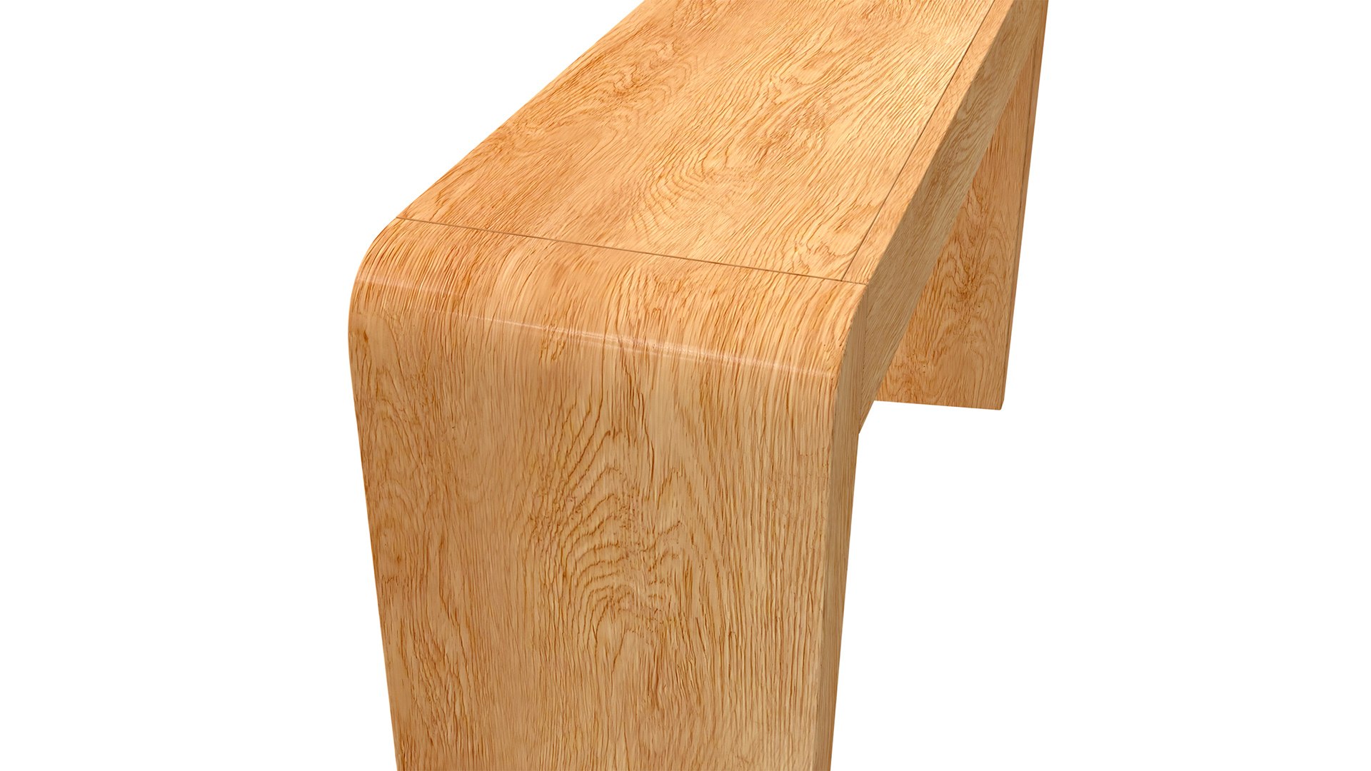 3D SELENA WOOD VANITY TABLE Crate Barrel - TurboSquid 2051348