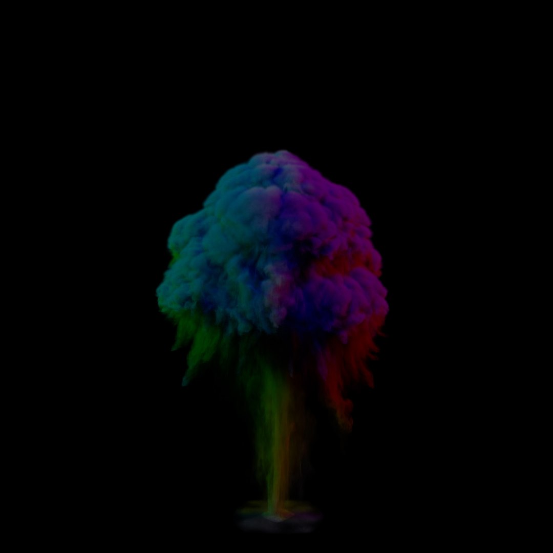 3d Pre-rendered Explosion Render