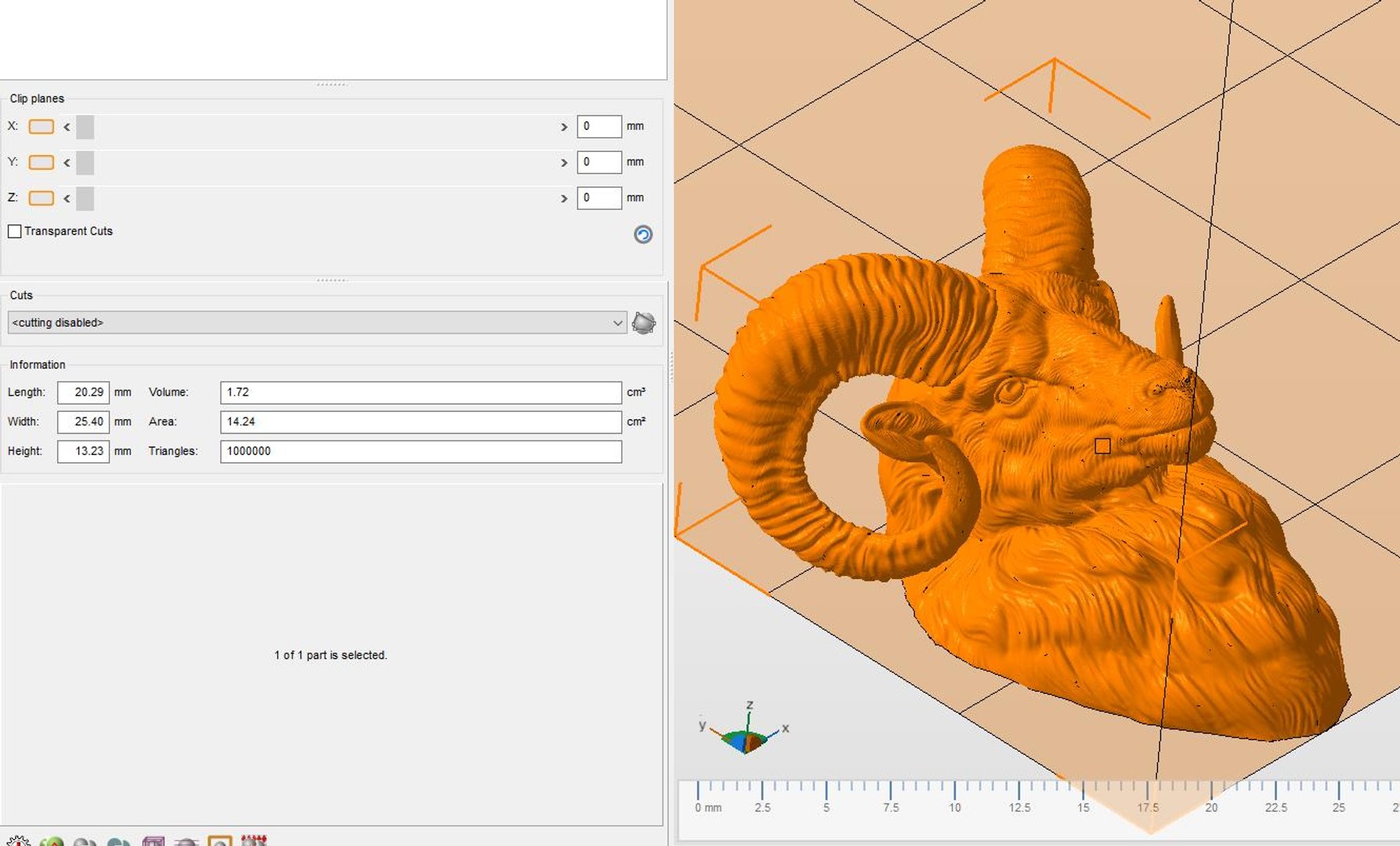 Big Horned Ram head model - TurboSquid 1878722