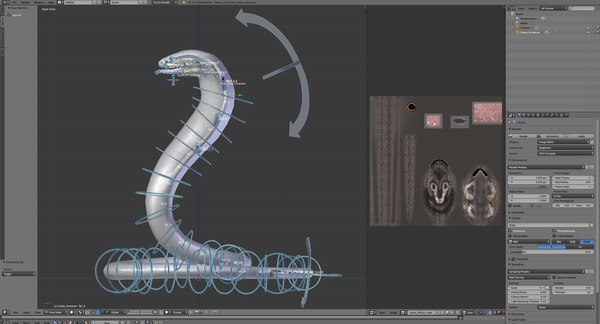 3d hd king cobra snake model