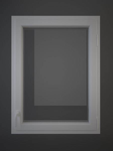 3d model plastic window