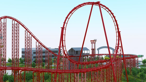 3D Amusement Park model - TurboSquid 1815377