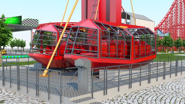 3D Amusement Park model - TurboSquid 1815377