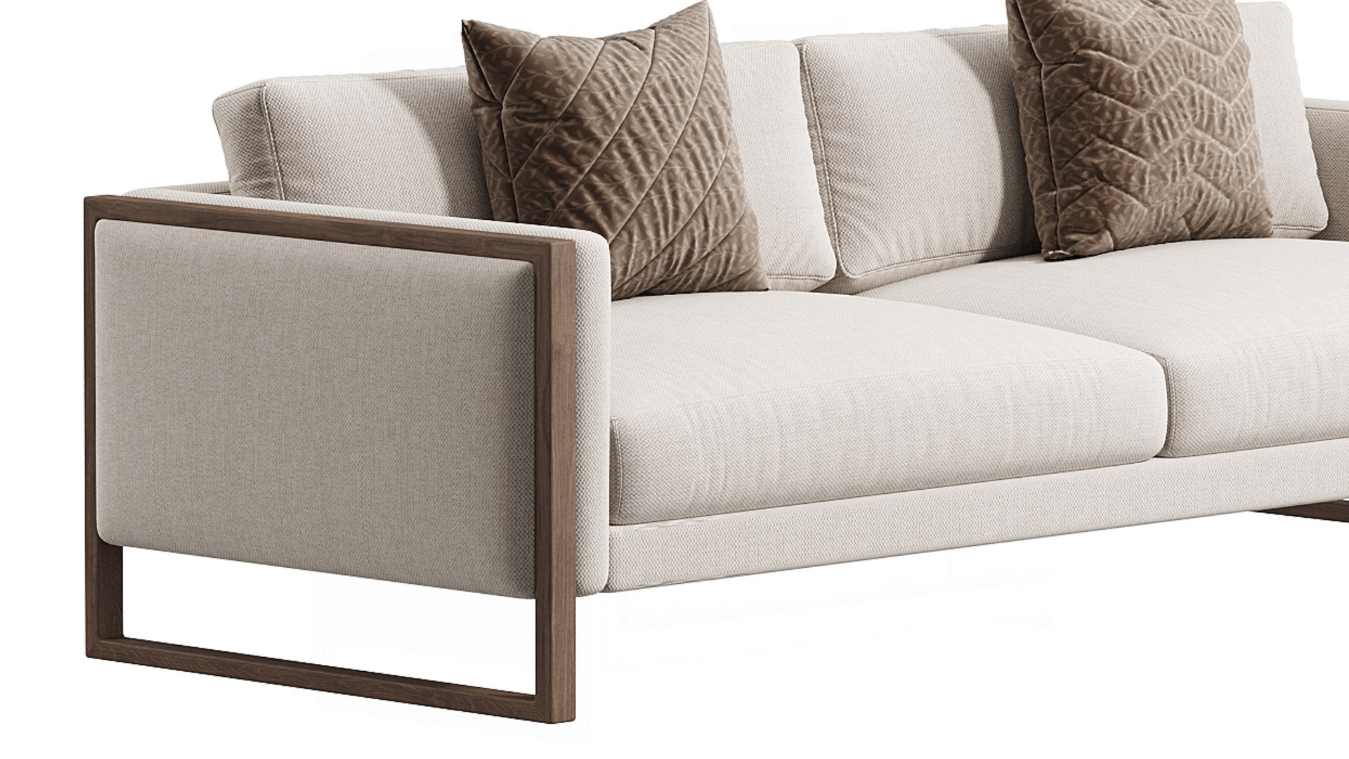3D Otis Sofa Thames Cream Model - TurboSquid 2203562