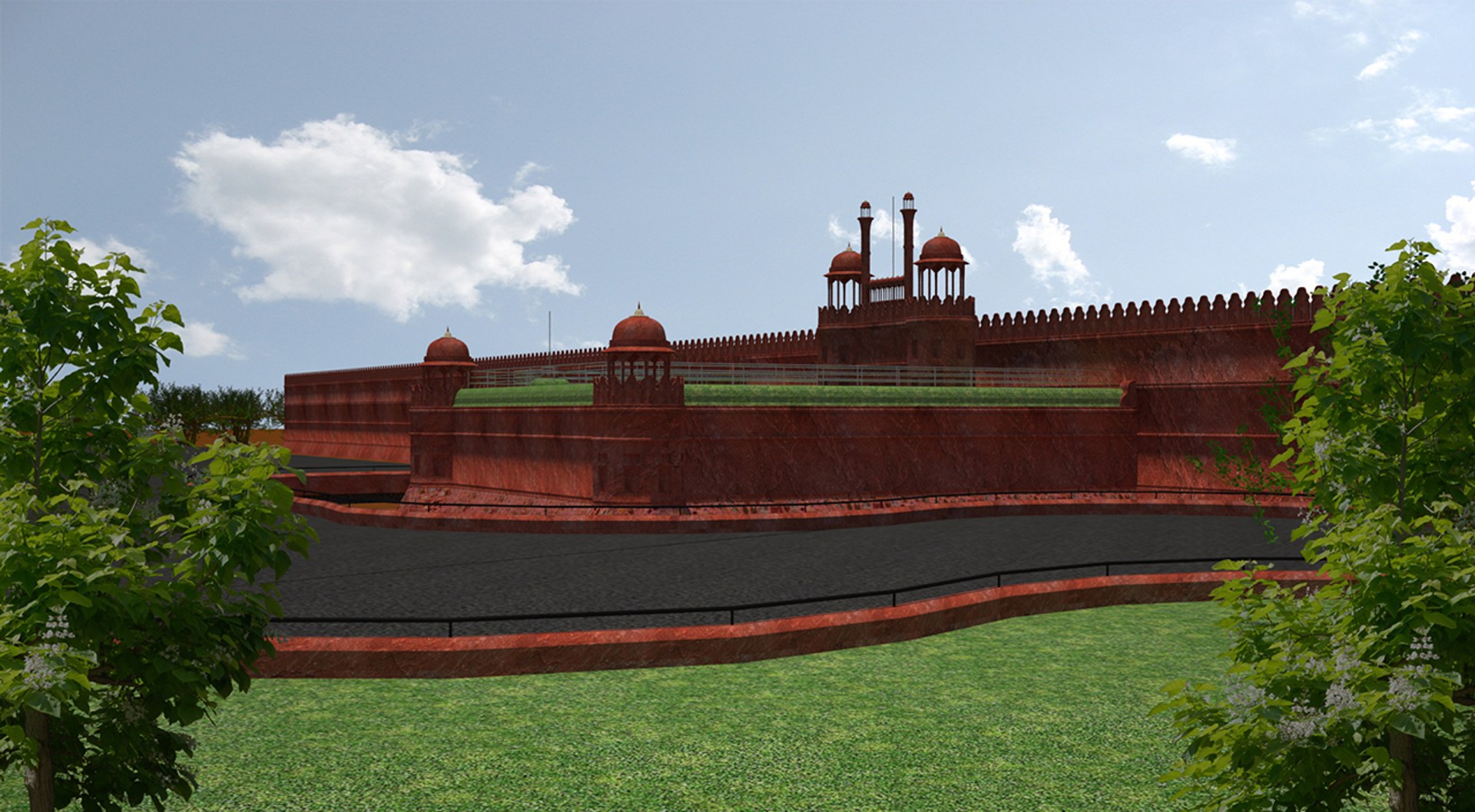 3D redfort - TurboSquid 1573483