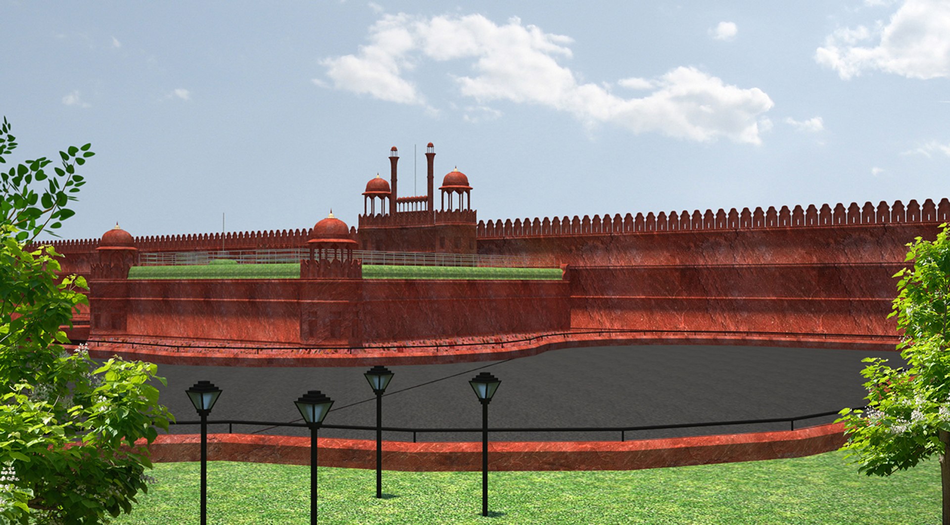 3D redfort - TurboSquid 1573483