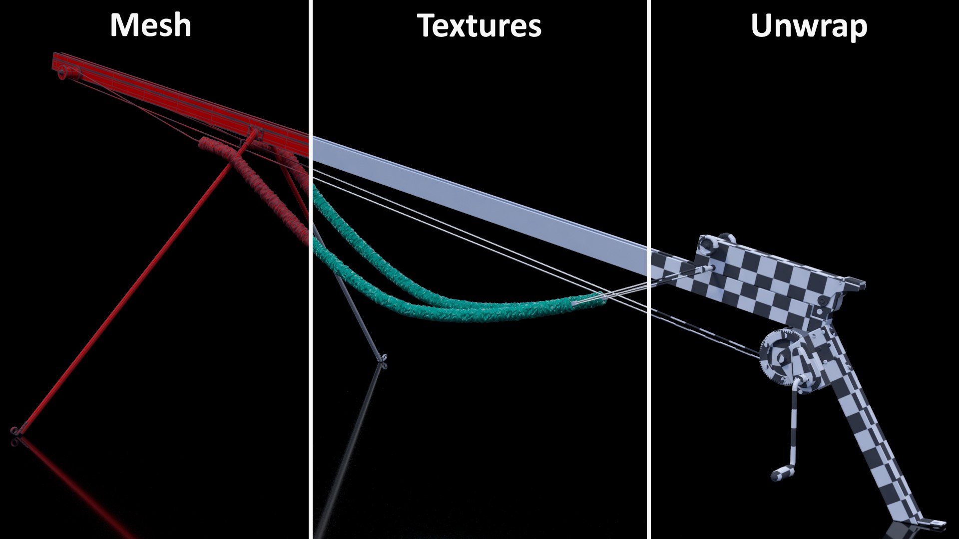 UAV Bungee Catapult Launcher 3D Model - TurboSquid 2000289
