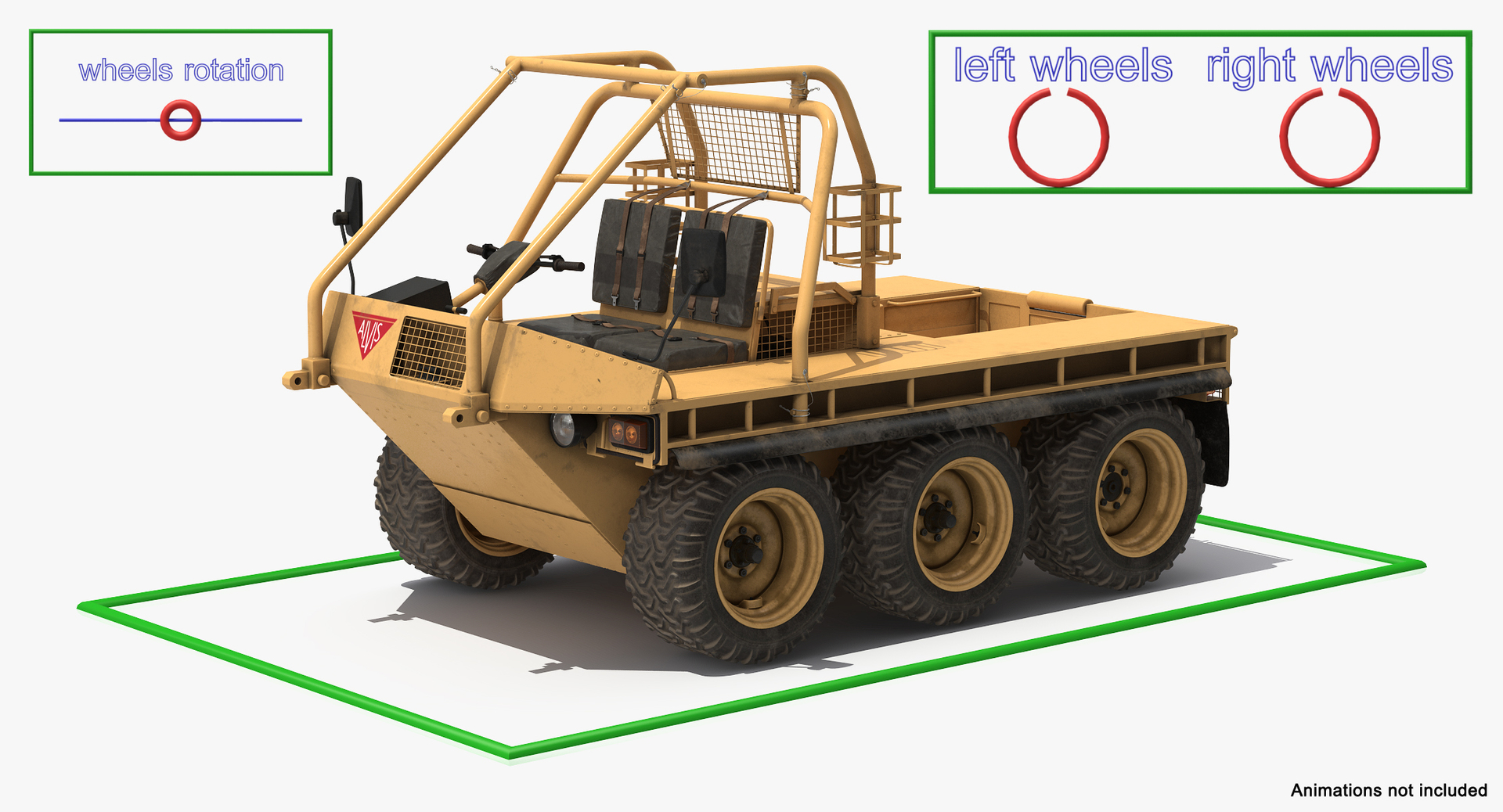 Alvis Supacat Mk2 Desert 3D Model - TurboSquid 1291322