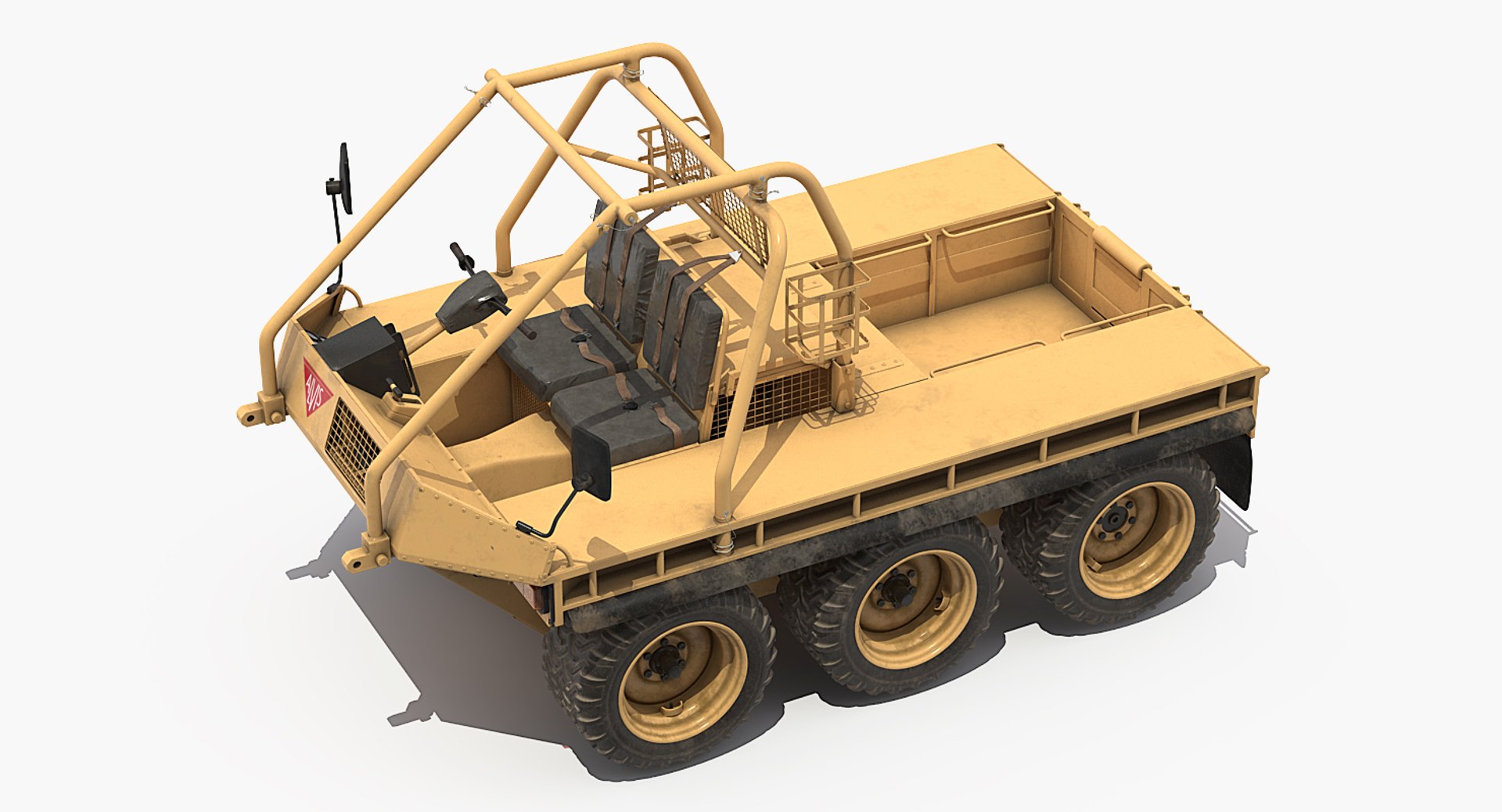 Alvis supacat mk2 desert 3D model - TurboSquid 1291322