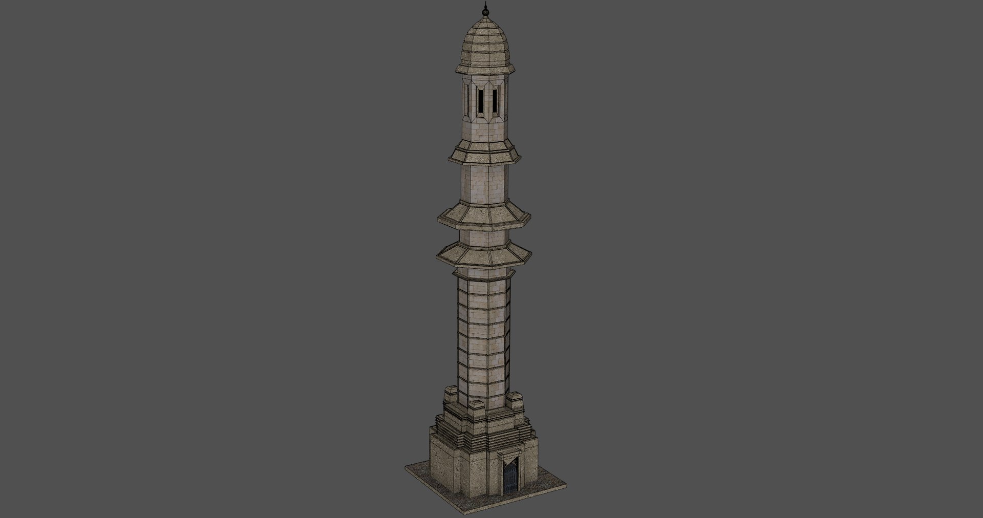 3D Ancient Indian Tower - TurboSquid 2337014