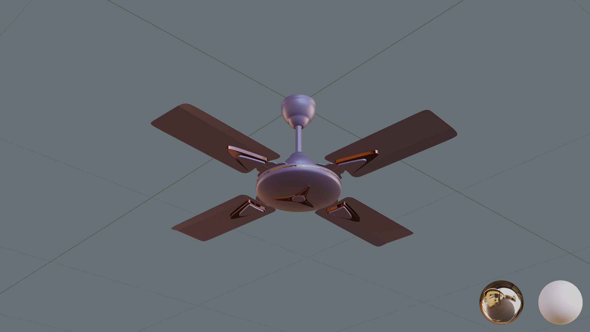 3D Ceiling Fan Model - TurboSquid 2142418