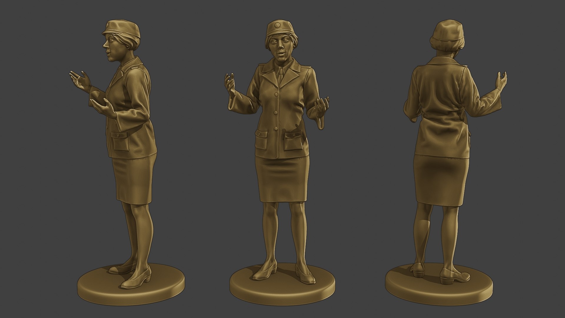 3D CzechoSlovak Female Communist Police FCCP1 7 - TurboSquid 1997439