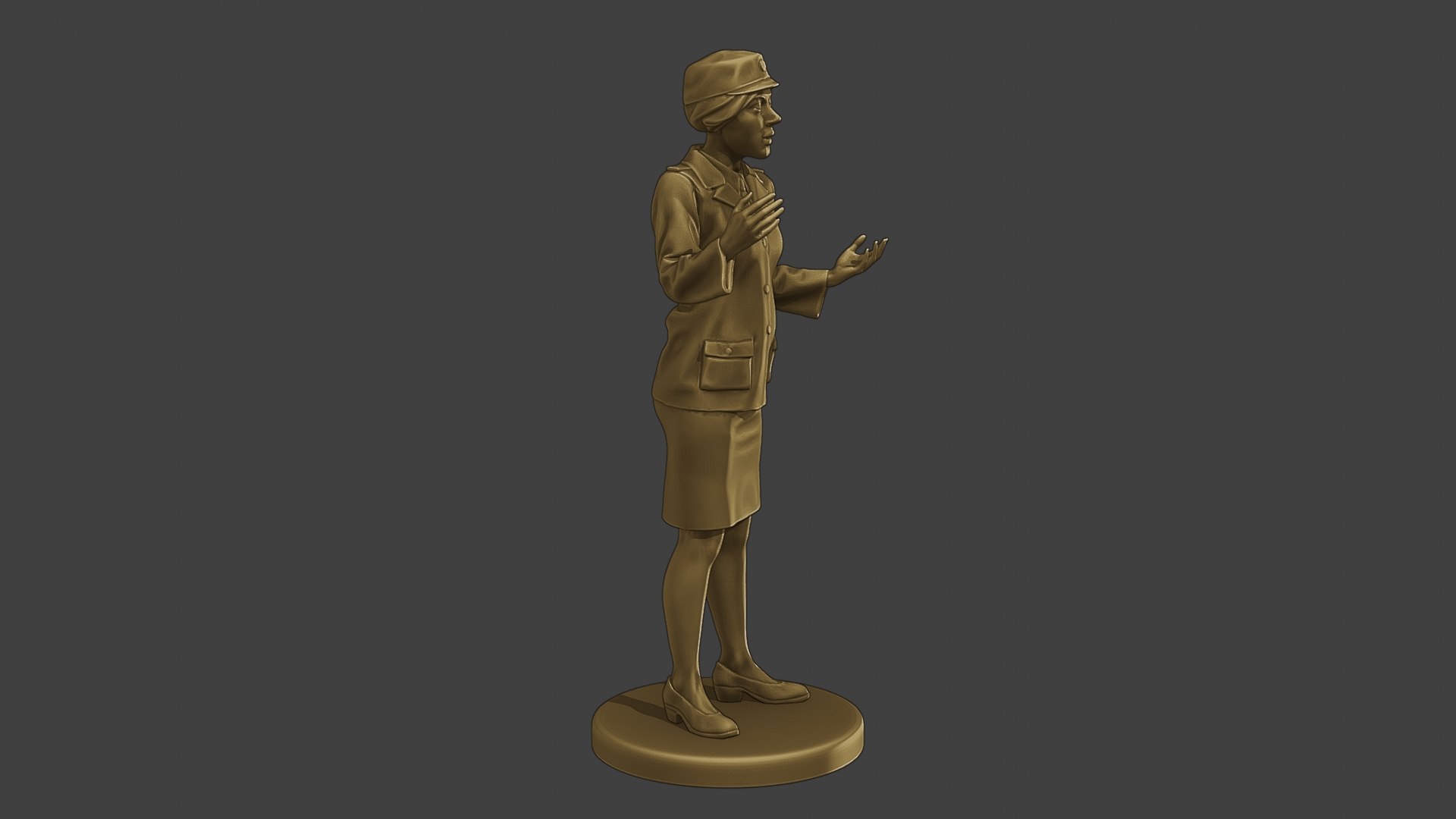 3D CzechoSlovak Female Communist Police FCCP1 7 - TurboSquid 1997439