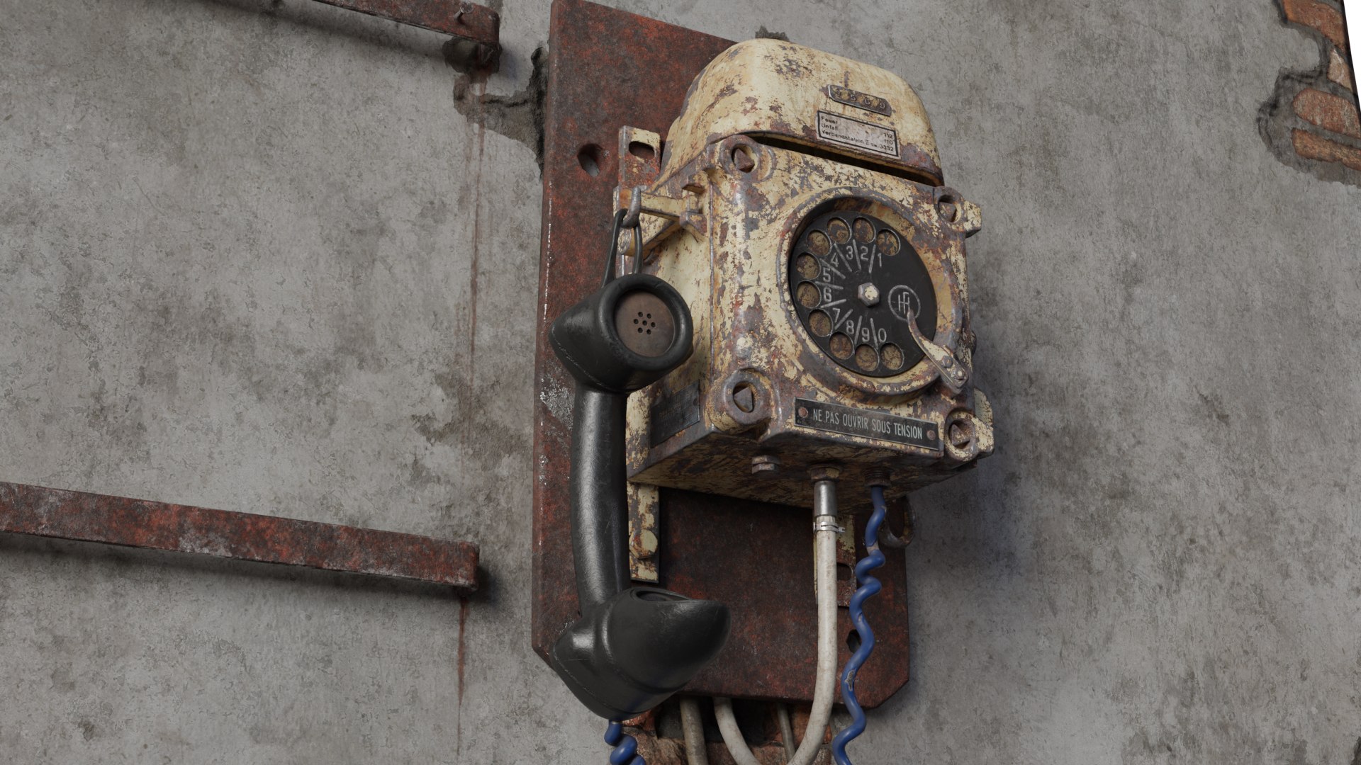 Old Factory Phone 3D - TurboSquid 2325819