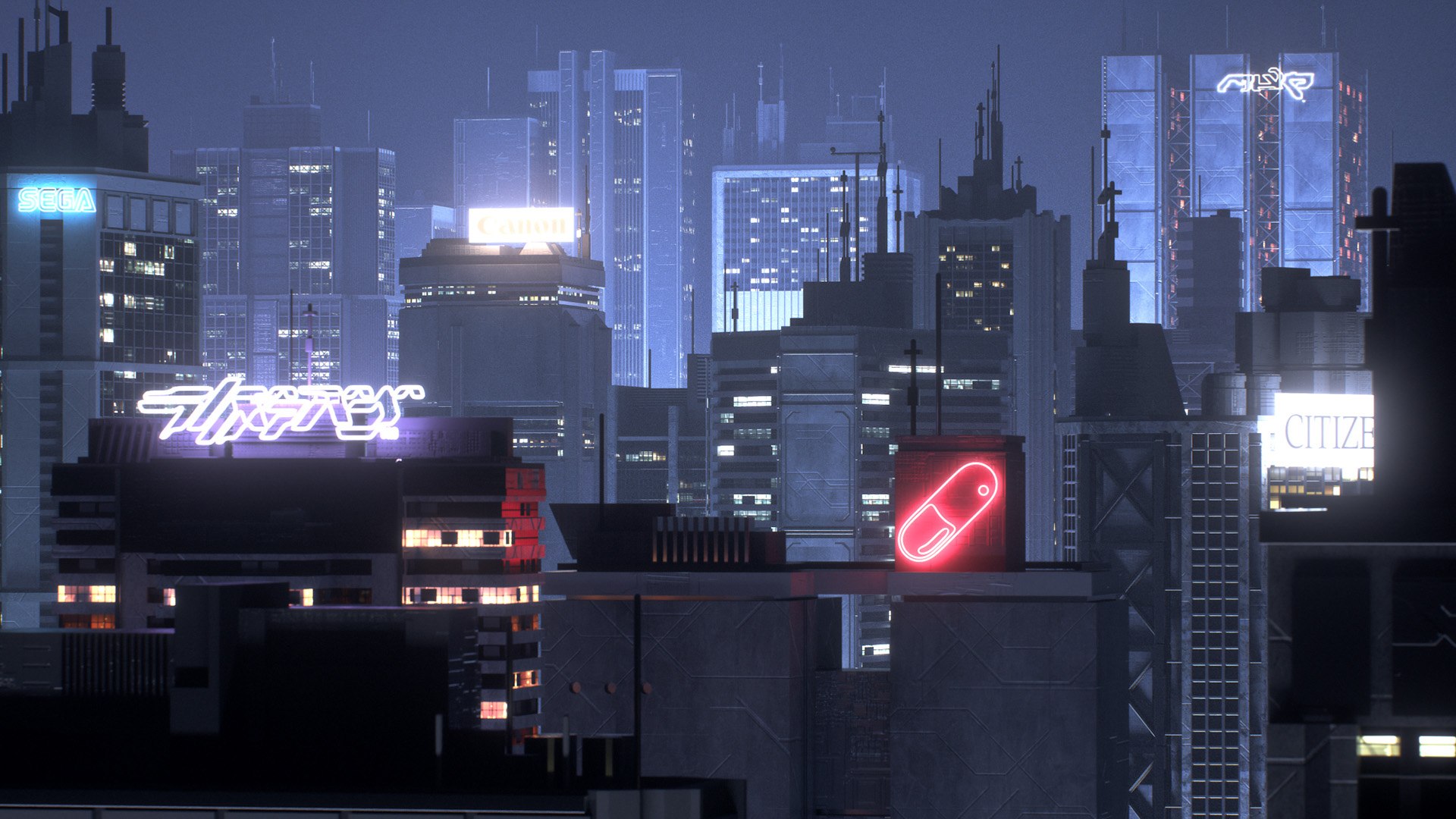 3D Akira Buildings Model Pack Model - TurboSquid 2413508