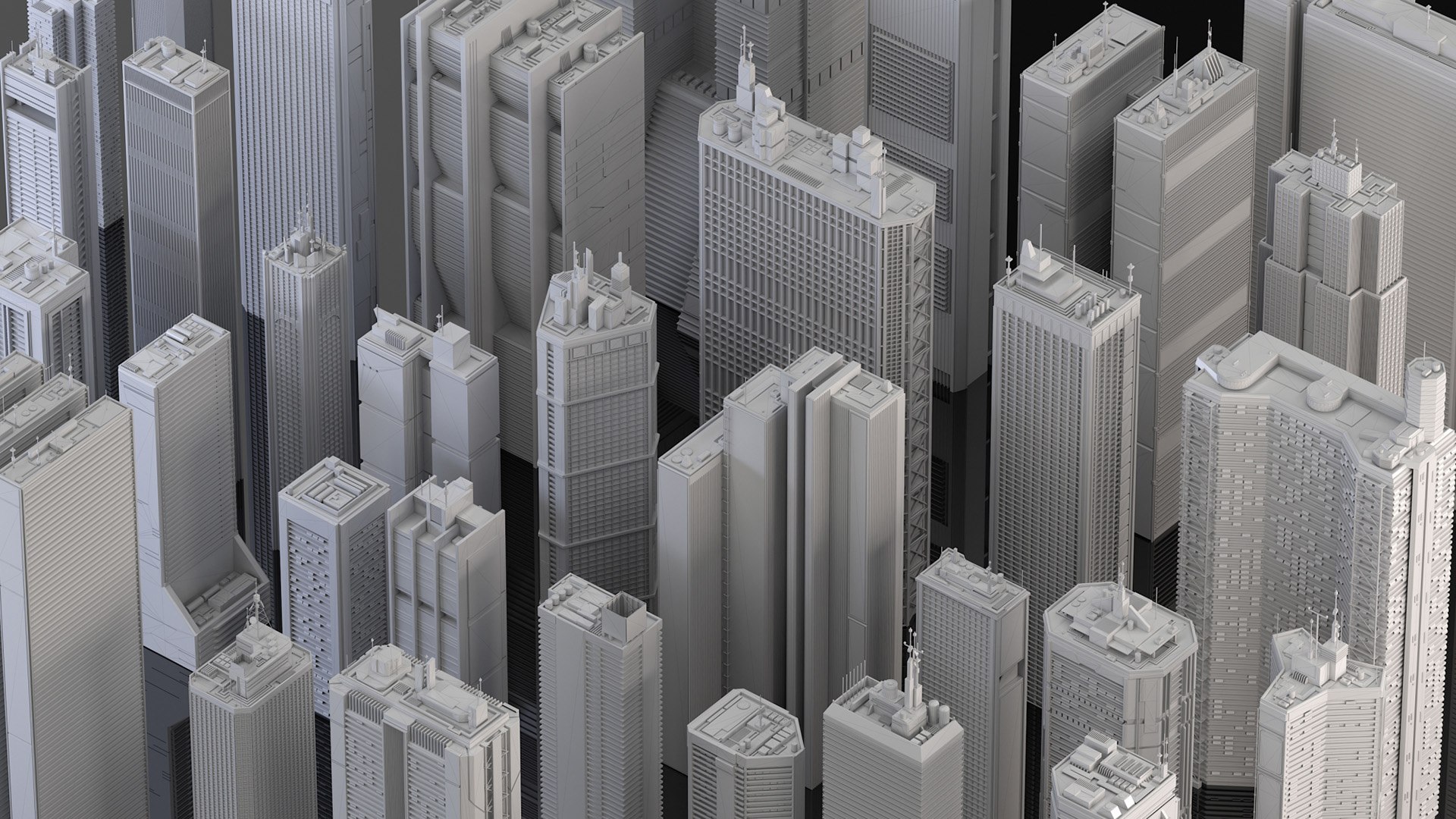 3D Akira Buildings Model Pack Model - TurboSquid 2413508