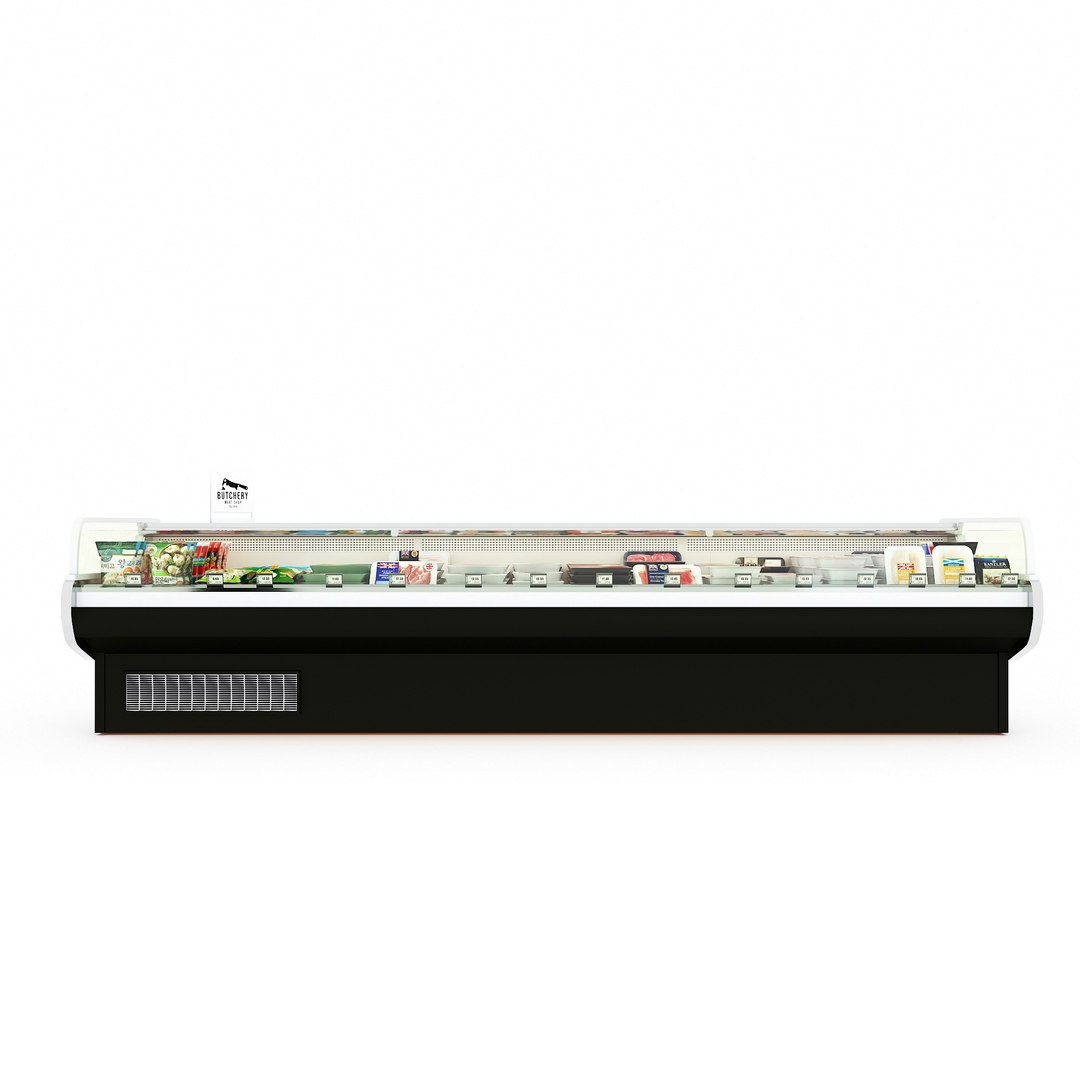 3D Meat And Poultry Display LB07 Model - TurboSquid 2030613