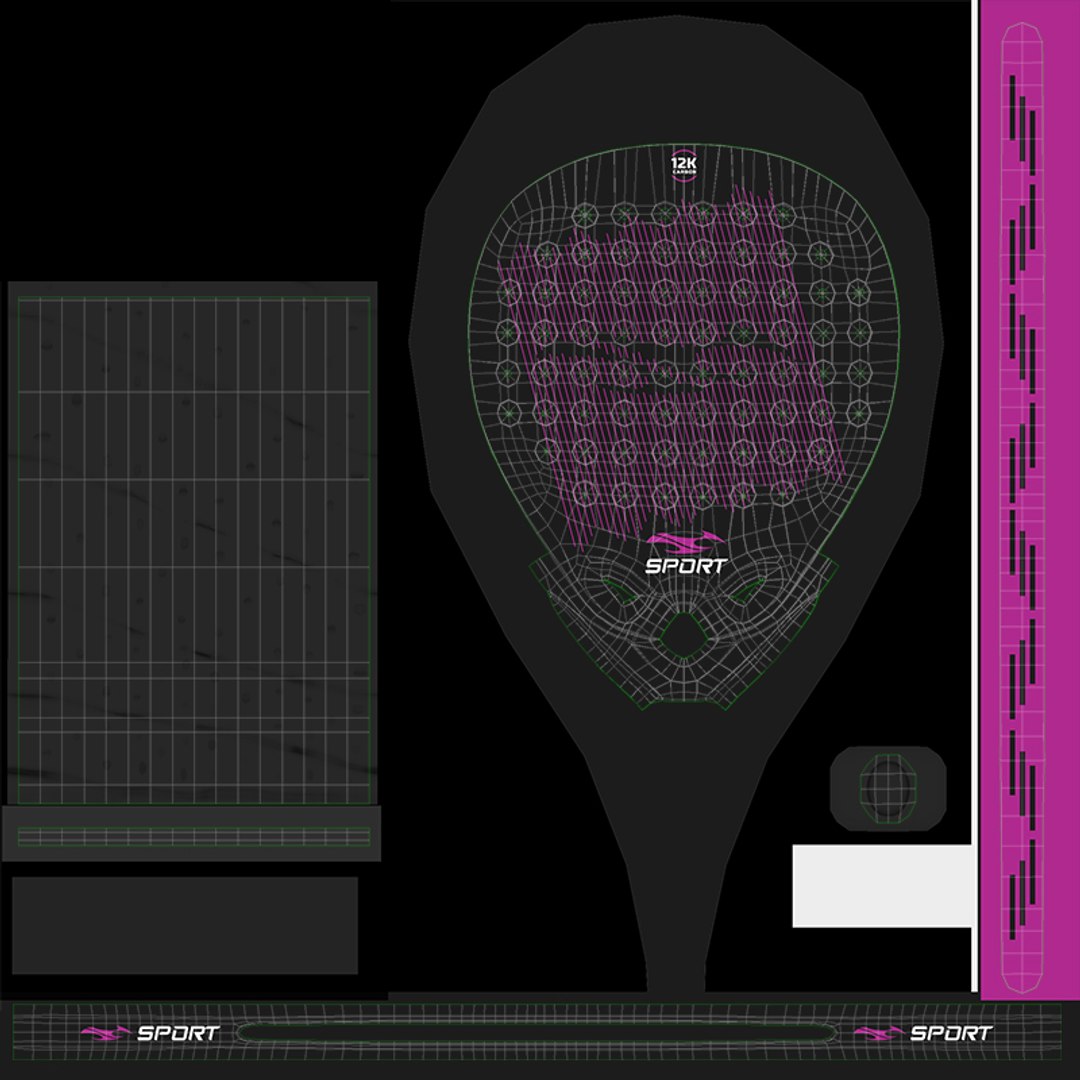 3D Female Padel Player Animated HQ Model - TurboSquid 1816287