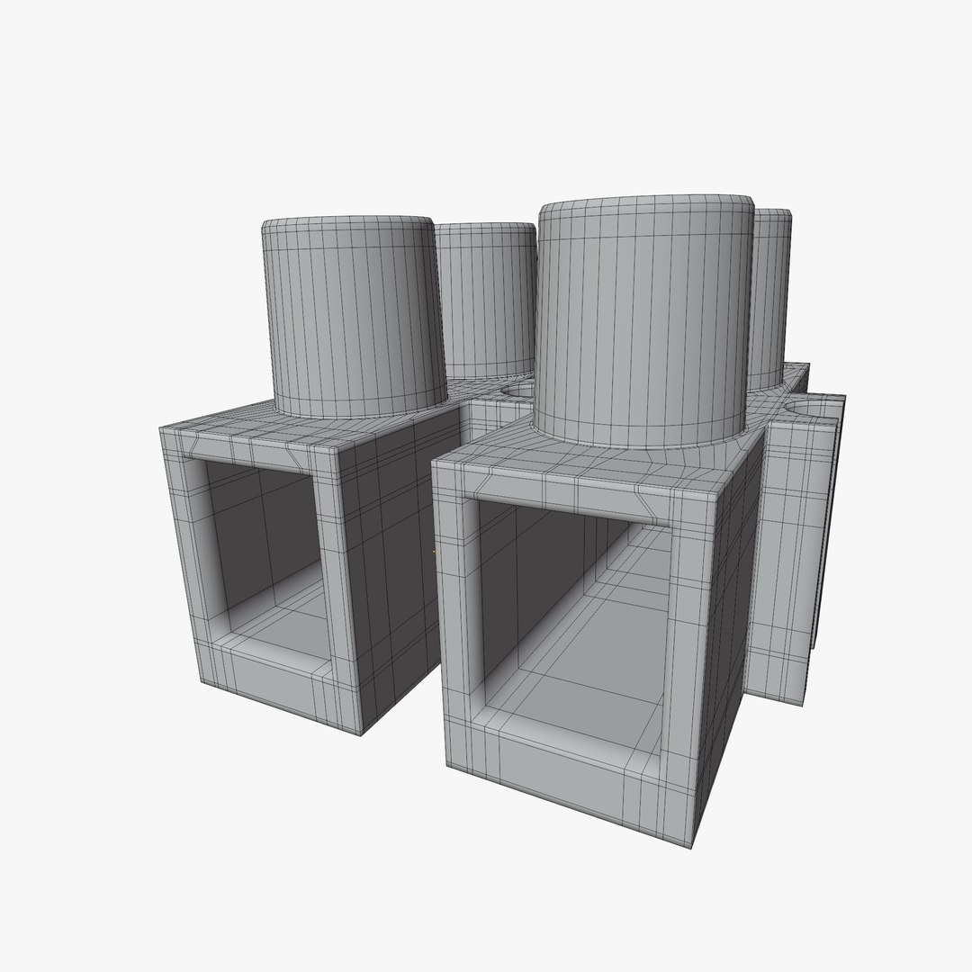 3D Terminal Block Connector Strip Model - TurboSquid 2146345