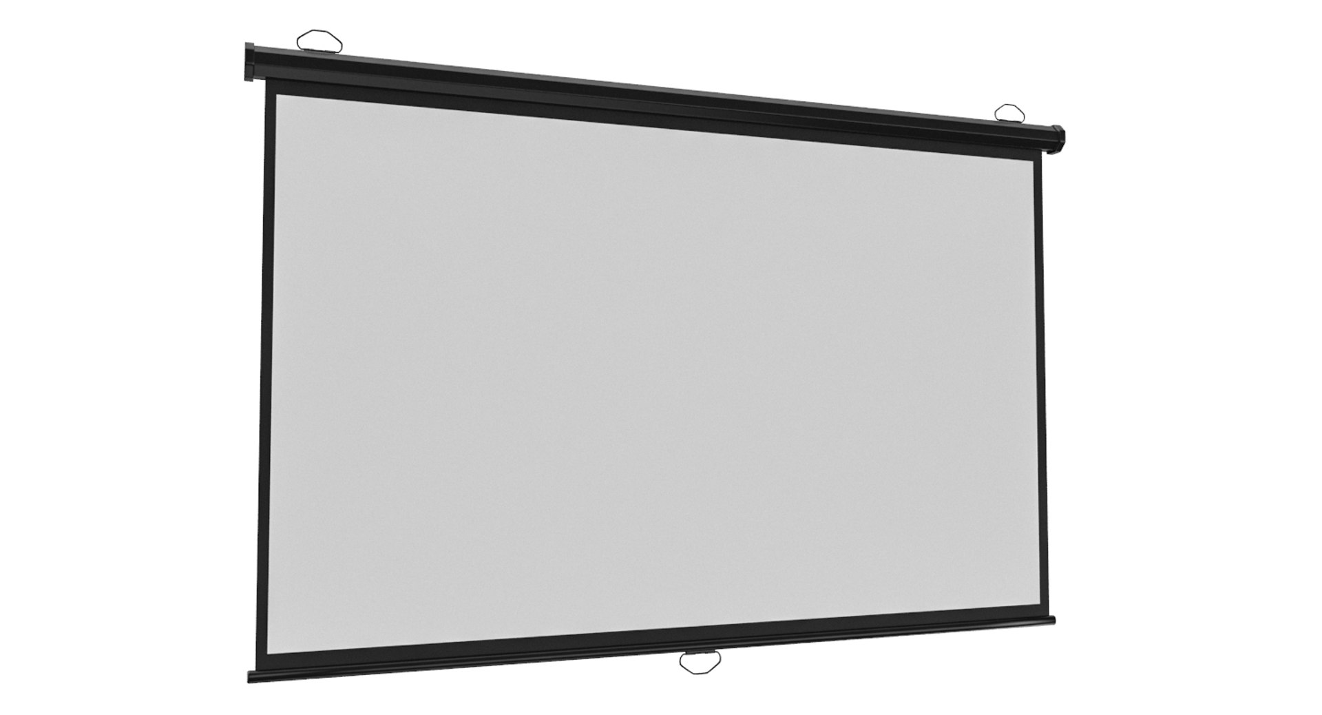 Projector Screen 3D Model - TurboSquid 1431527