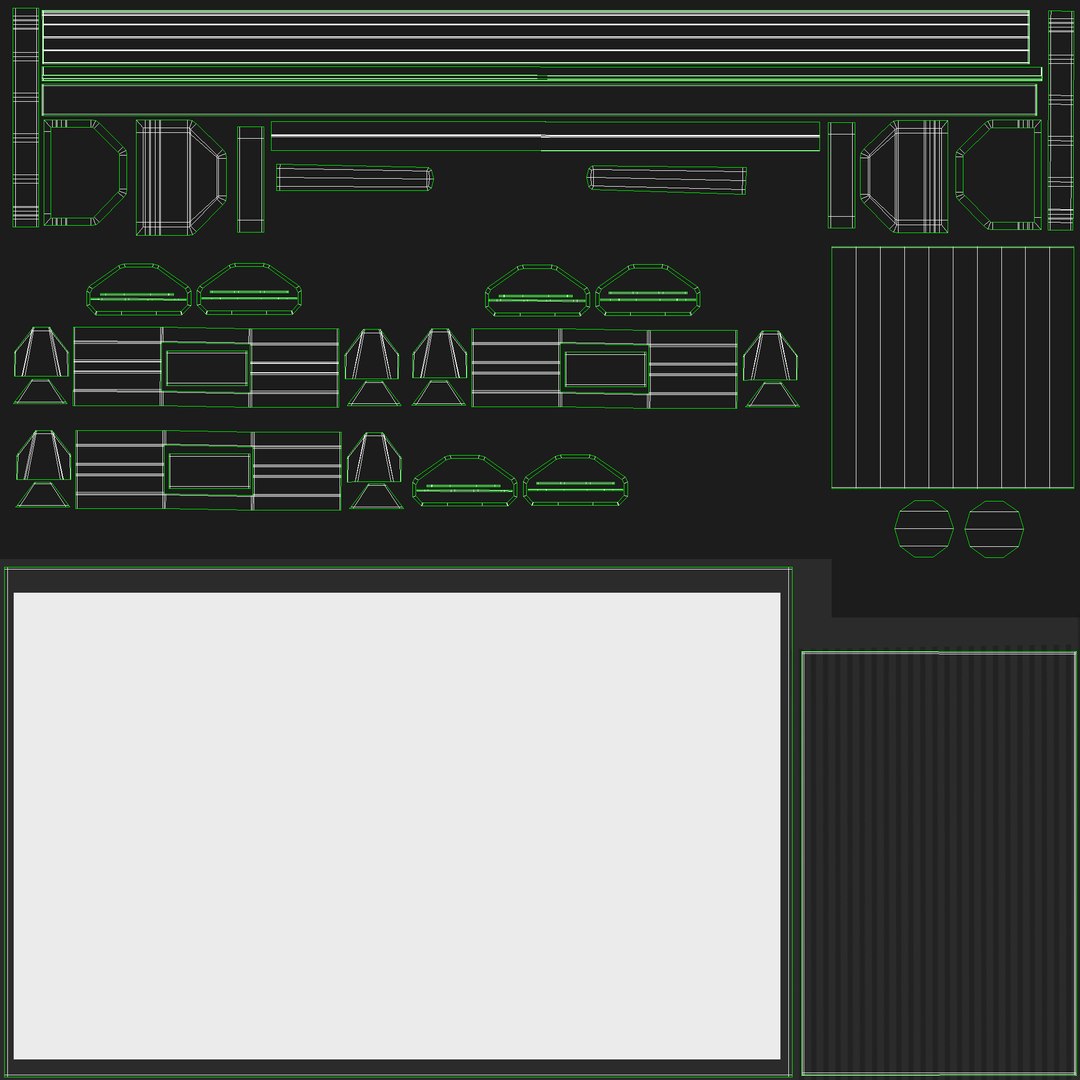 Projector Screen 3D Model - TurboSquid 1431527