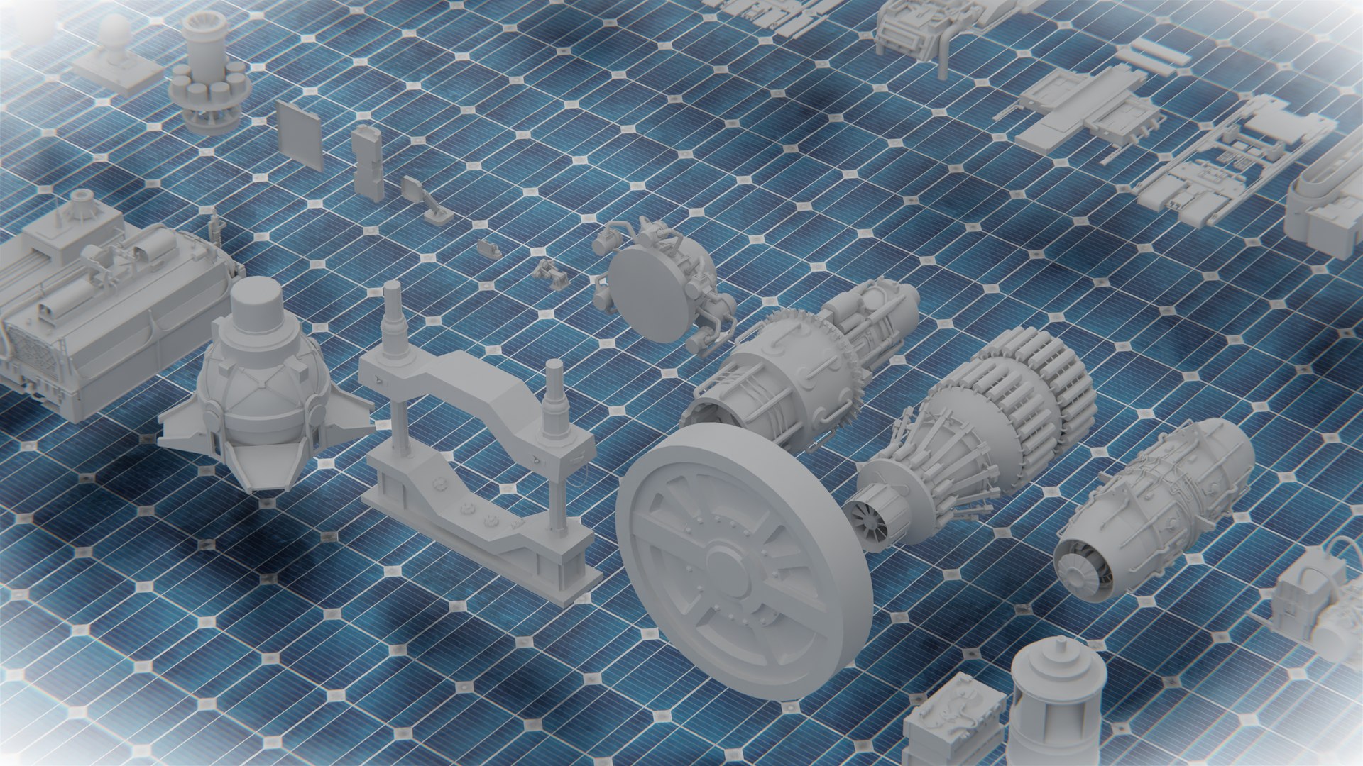 Scifi Various Kitbash 3D model - TurboSquid 2137286