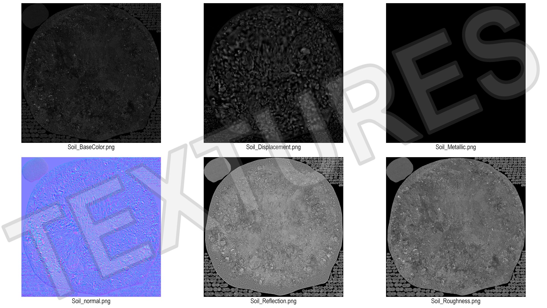 3D Realistic Fertile Soil Square - TurboSquid 2373266