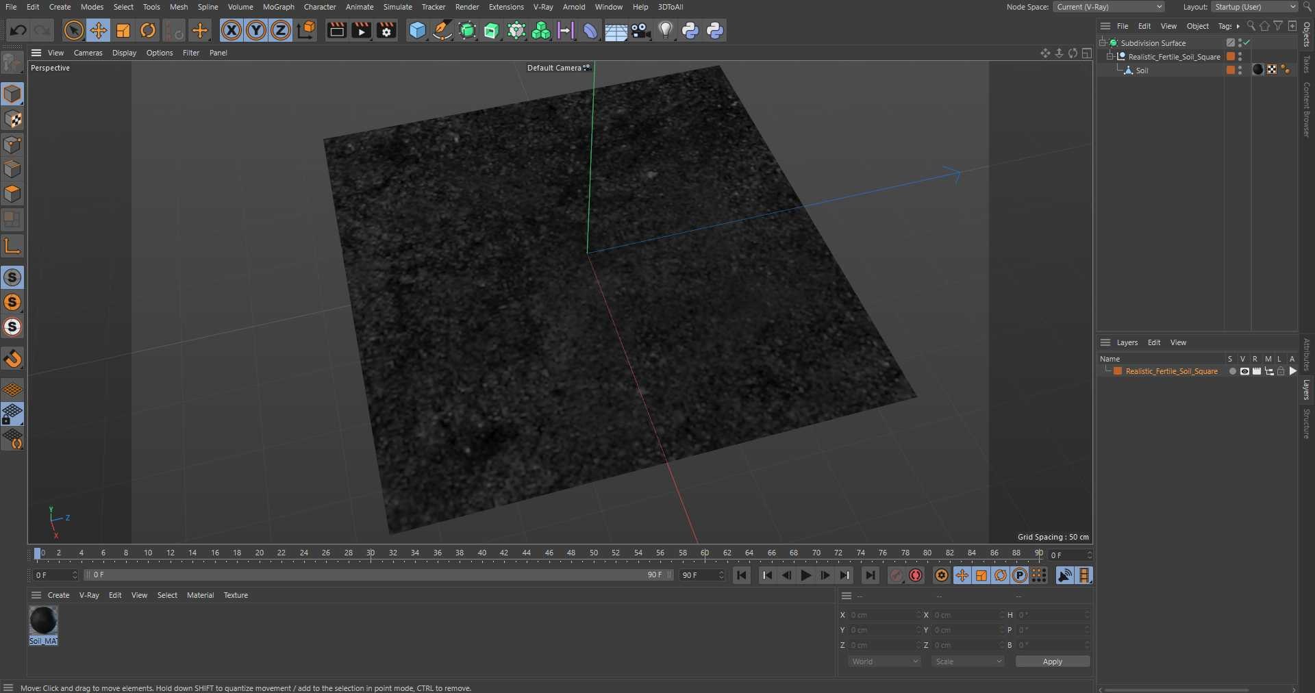 3D Realistic Fertile Soil Square - TurboSquid 2373266
