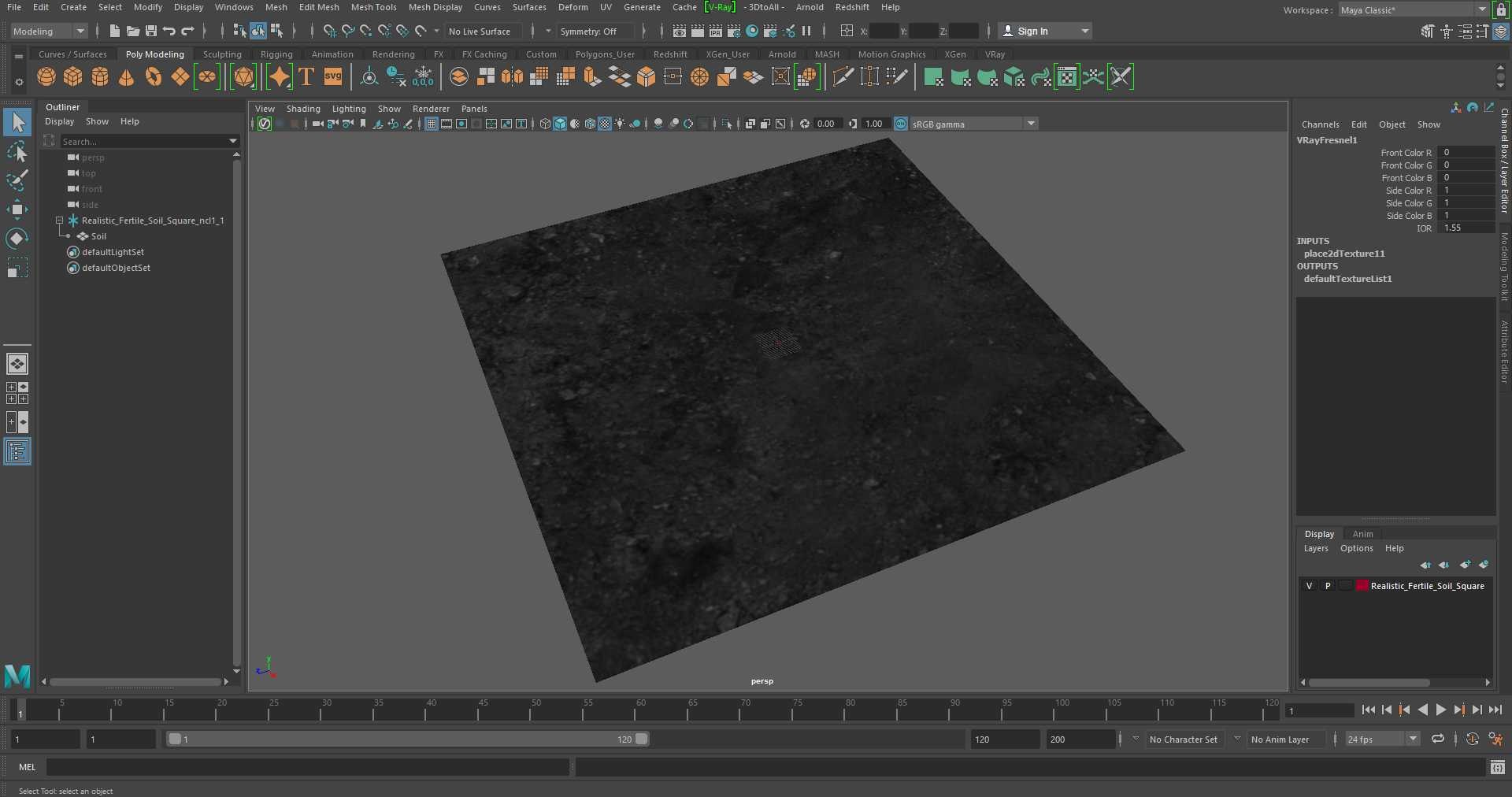 3D Realistic Fertile Soil Square - TurboSquid 2373266