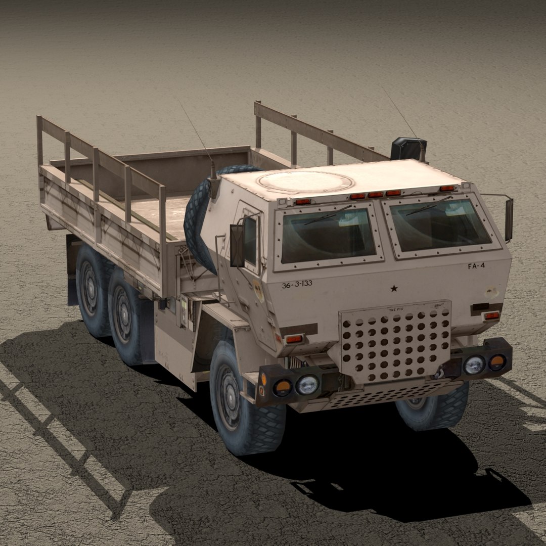 3d M1078 Cargo Truck Transport