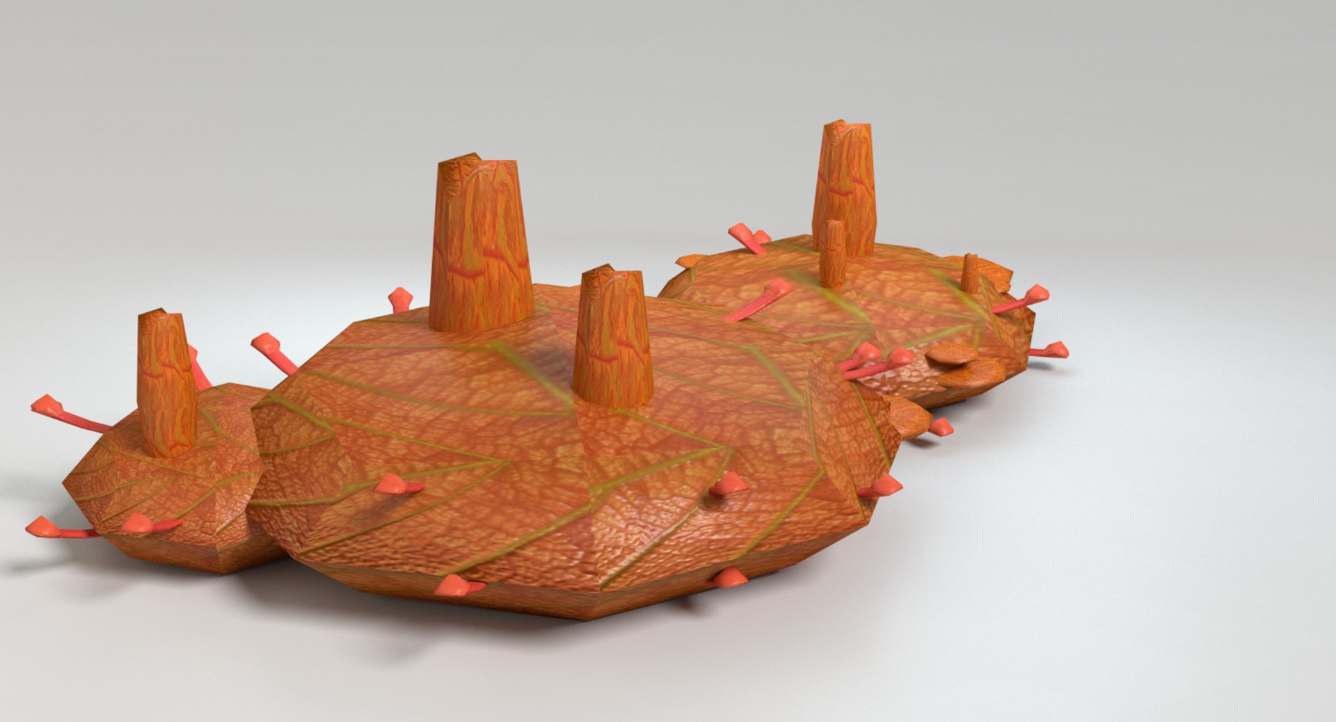 3d alien plant model