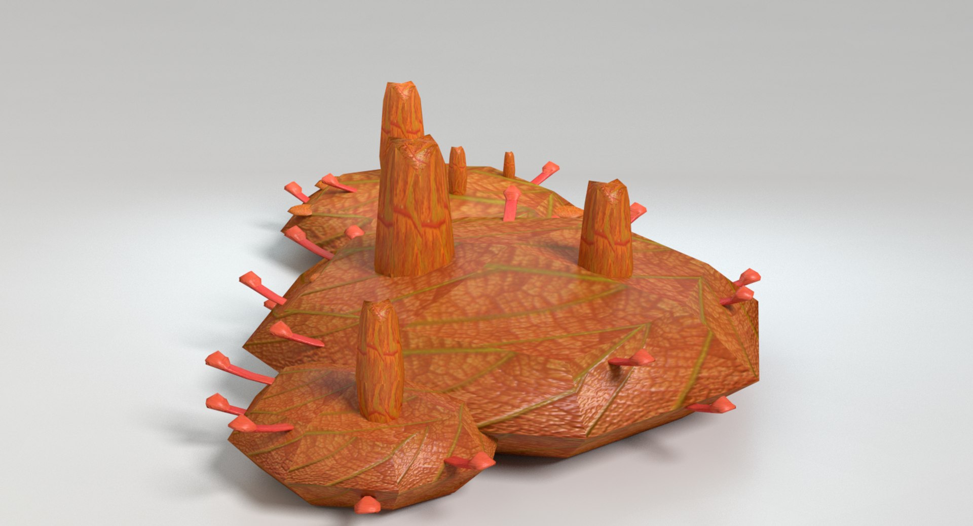 3d alien plant model