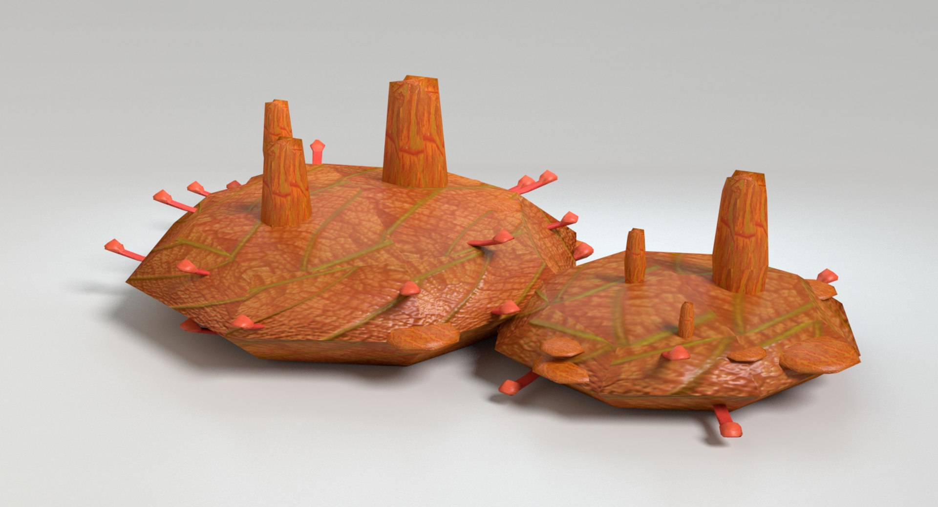 3d alien plant model