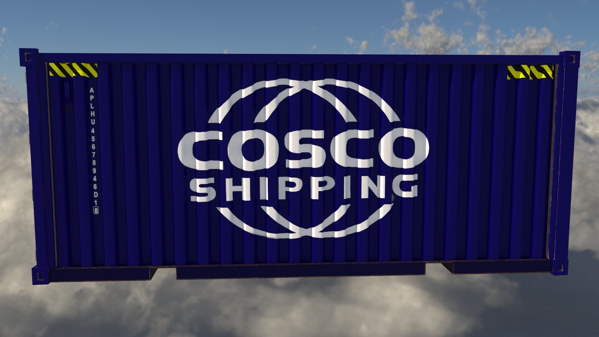 3D Shipping Container Cosco Model - TurboSquid 1494861