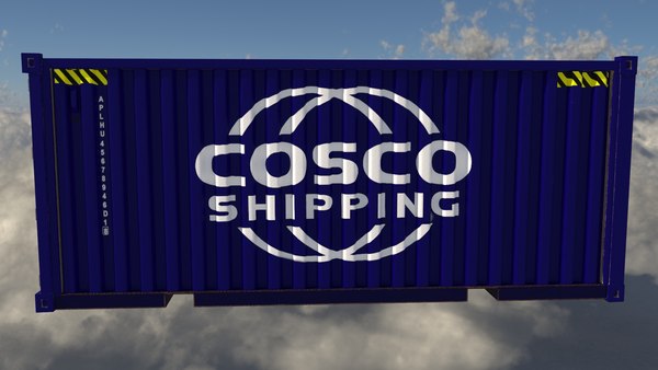 modelo 3d Contenedor COSCO - TurboSquid 1494861