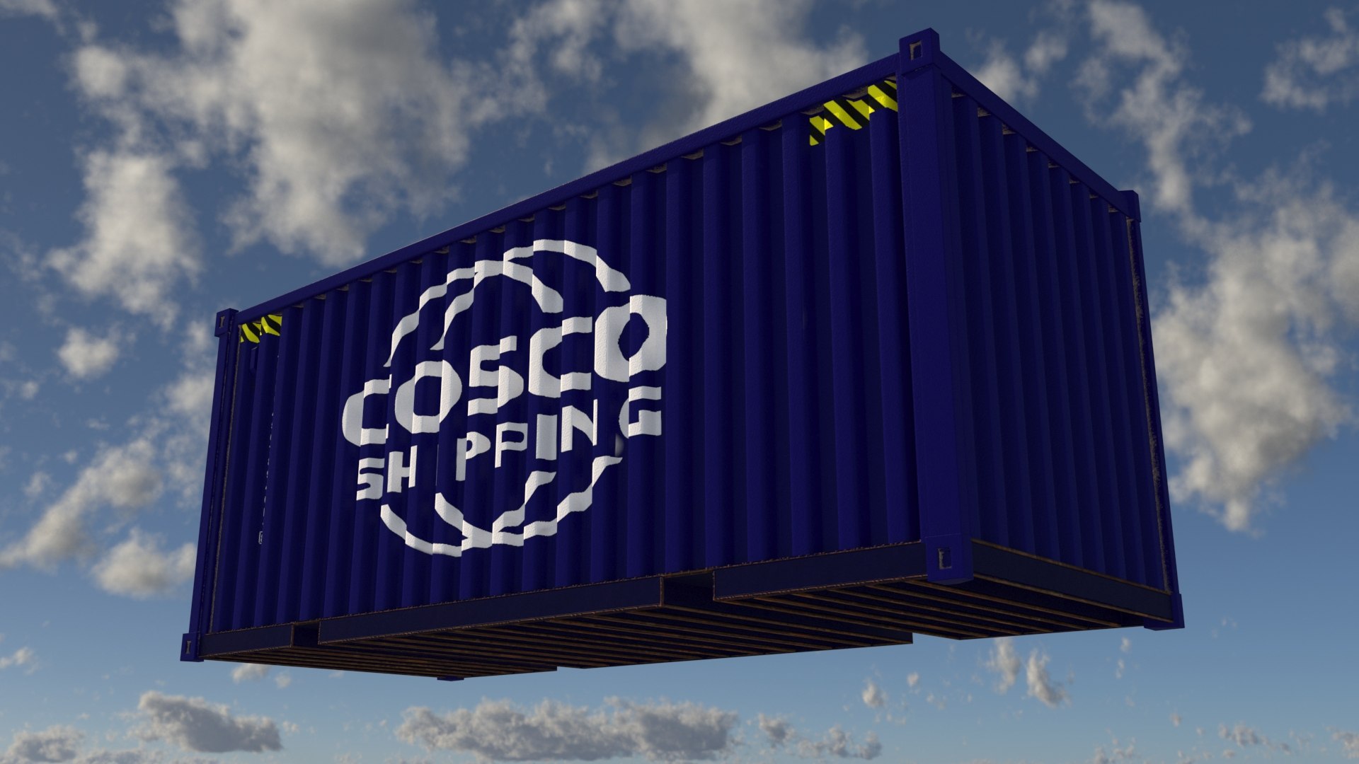 3D Shipping Container Cosco Model - TurboSquid 1494861