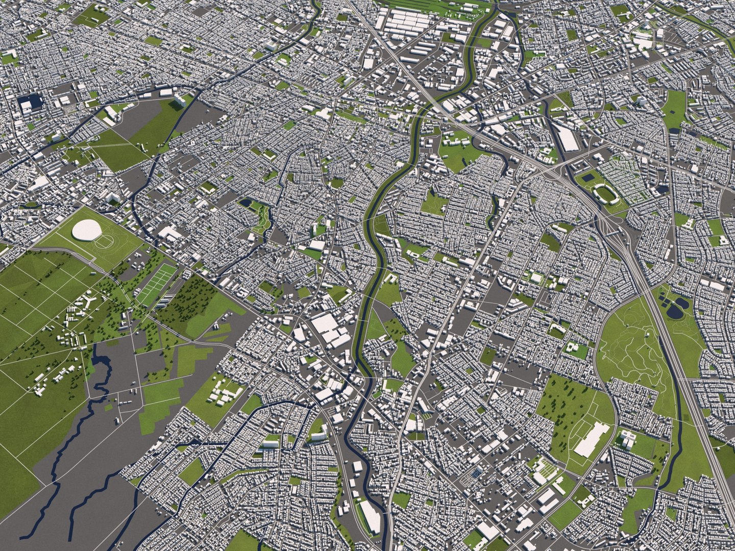 3D Model Buildings Houses Maps - TurboSquid 1622901