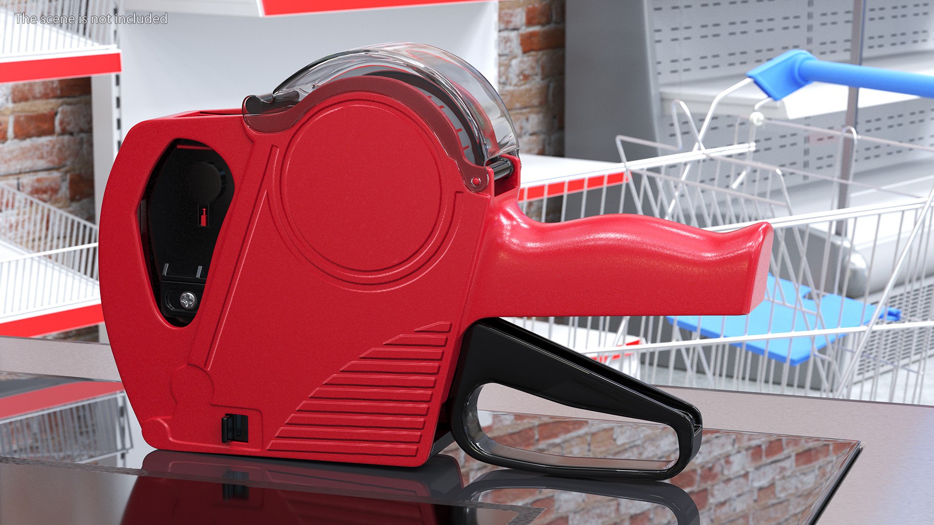 Retail Pricing Labeller With Labeling Tape 3D Model - TurboSquid 2101392