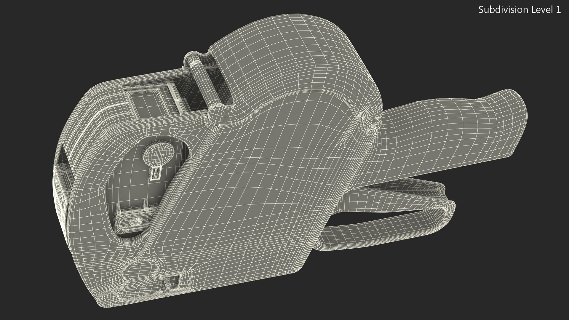 Retail Pricing Labeller With Labeling Tape 3D Model - TurboSquid 2101392