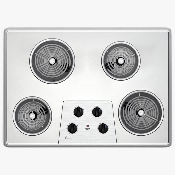 3ds max wide electric cooktop