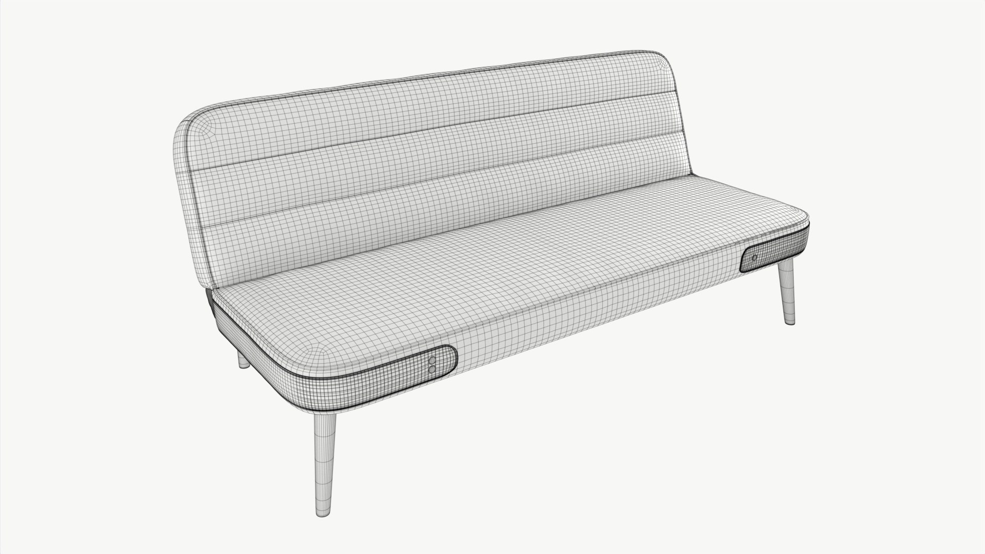 Sofa bed Simple 3D model - TurboSquid 1988619