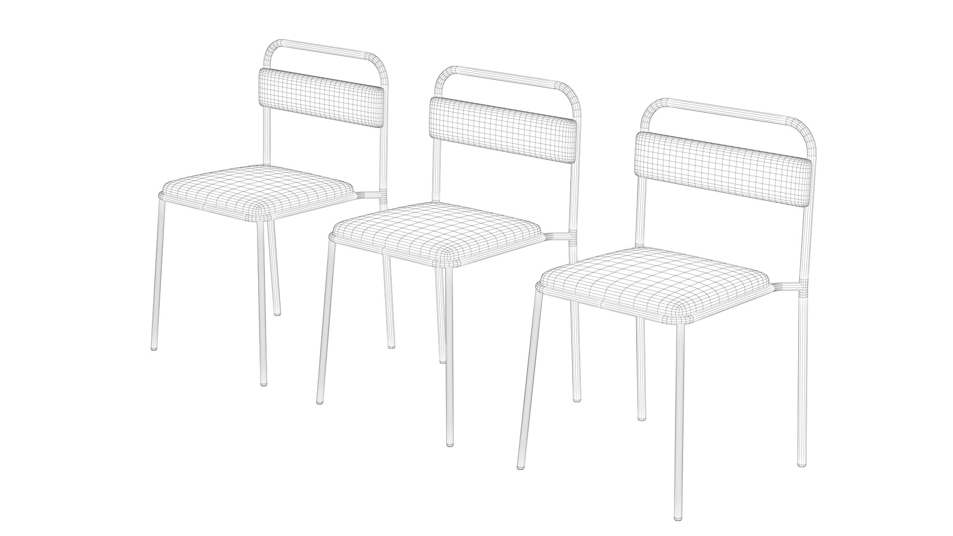3D Model Modern Stackable Chair - TurboSquid 2272911