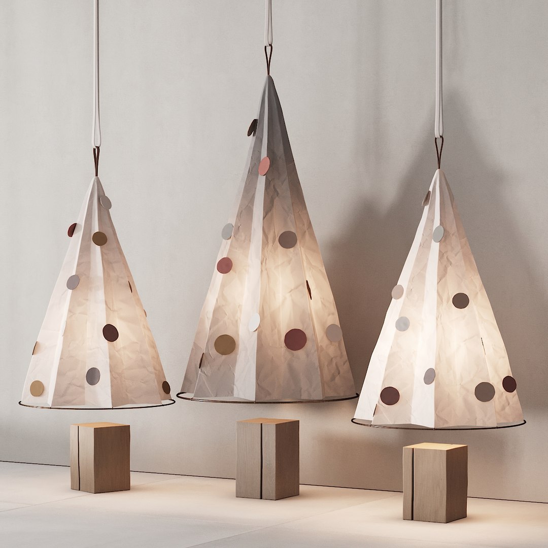 237 Happy New Year 01 Modern Christmas Trees 01 3D Model - TurboSquid ...