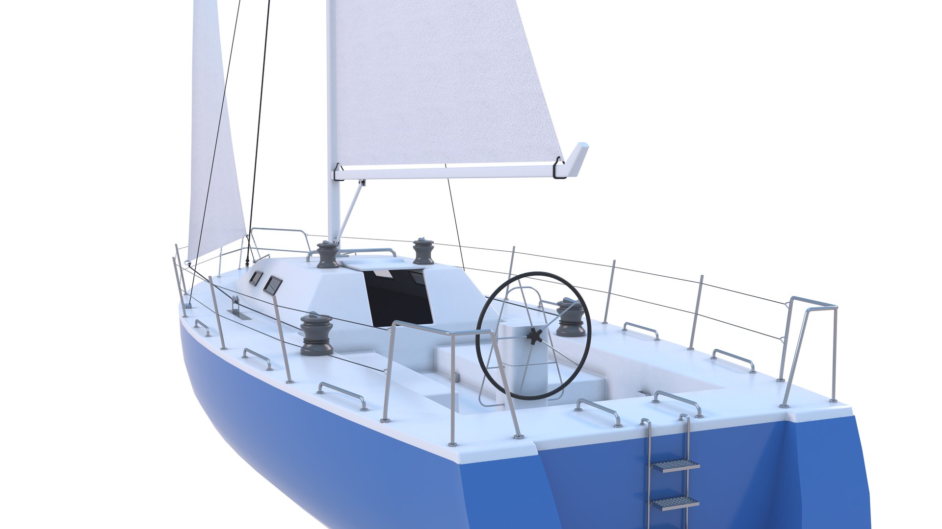 Sailboat 3D - TurboSquid 1745688