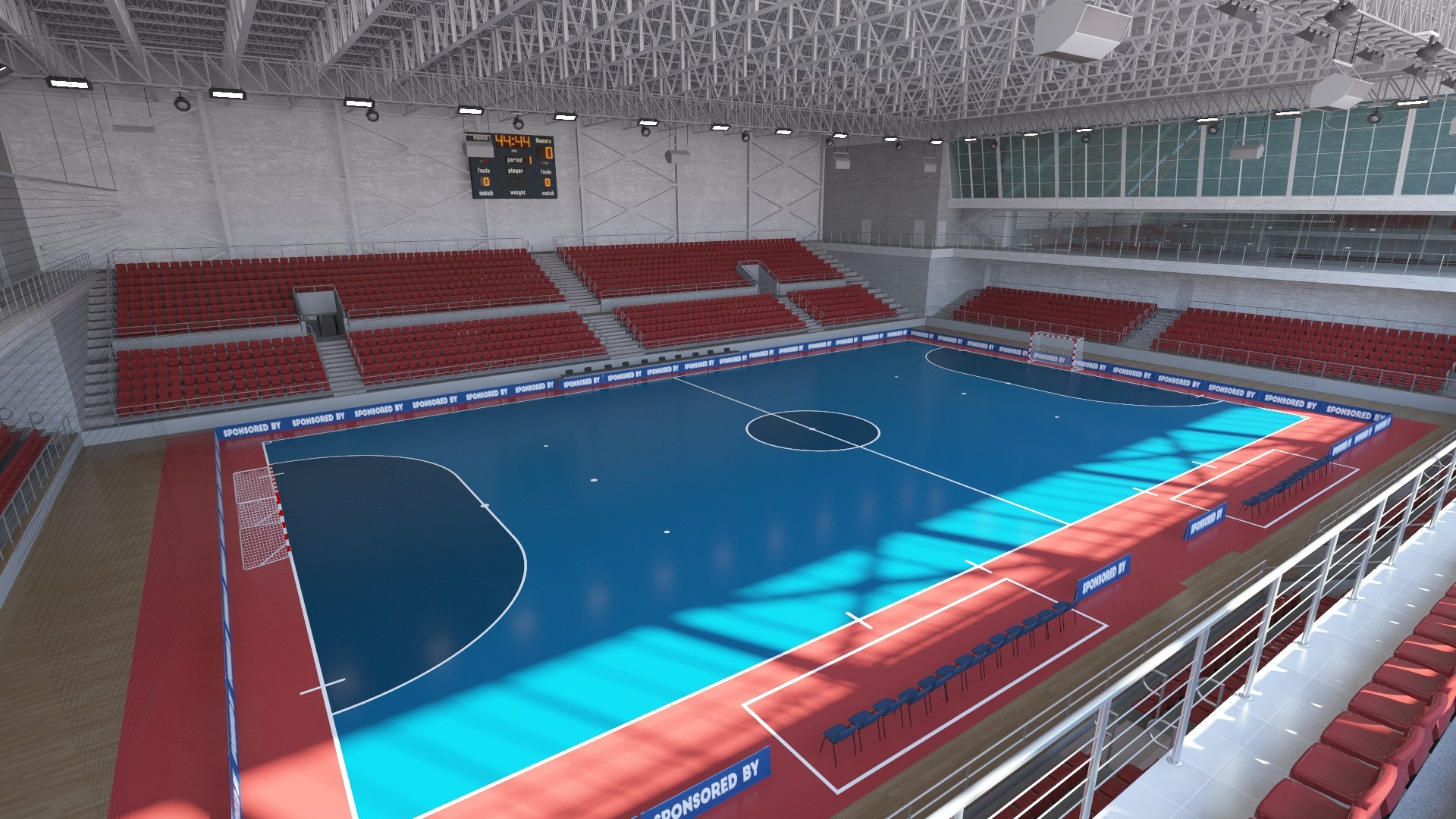 Futsal Arena 2 3D - TurboSquid 2016892